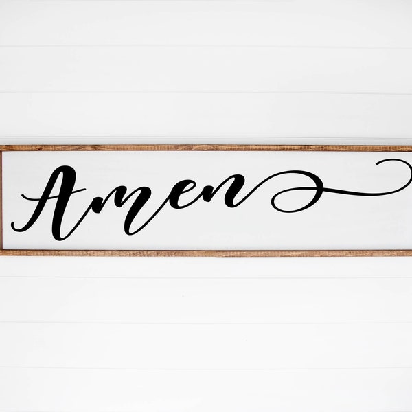 Amen Sign - Etsy