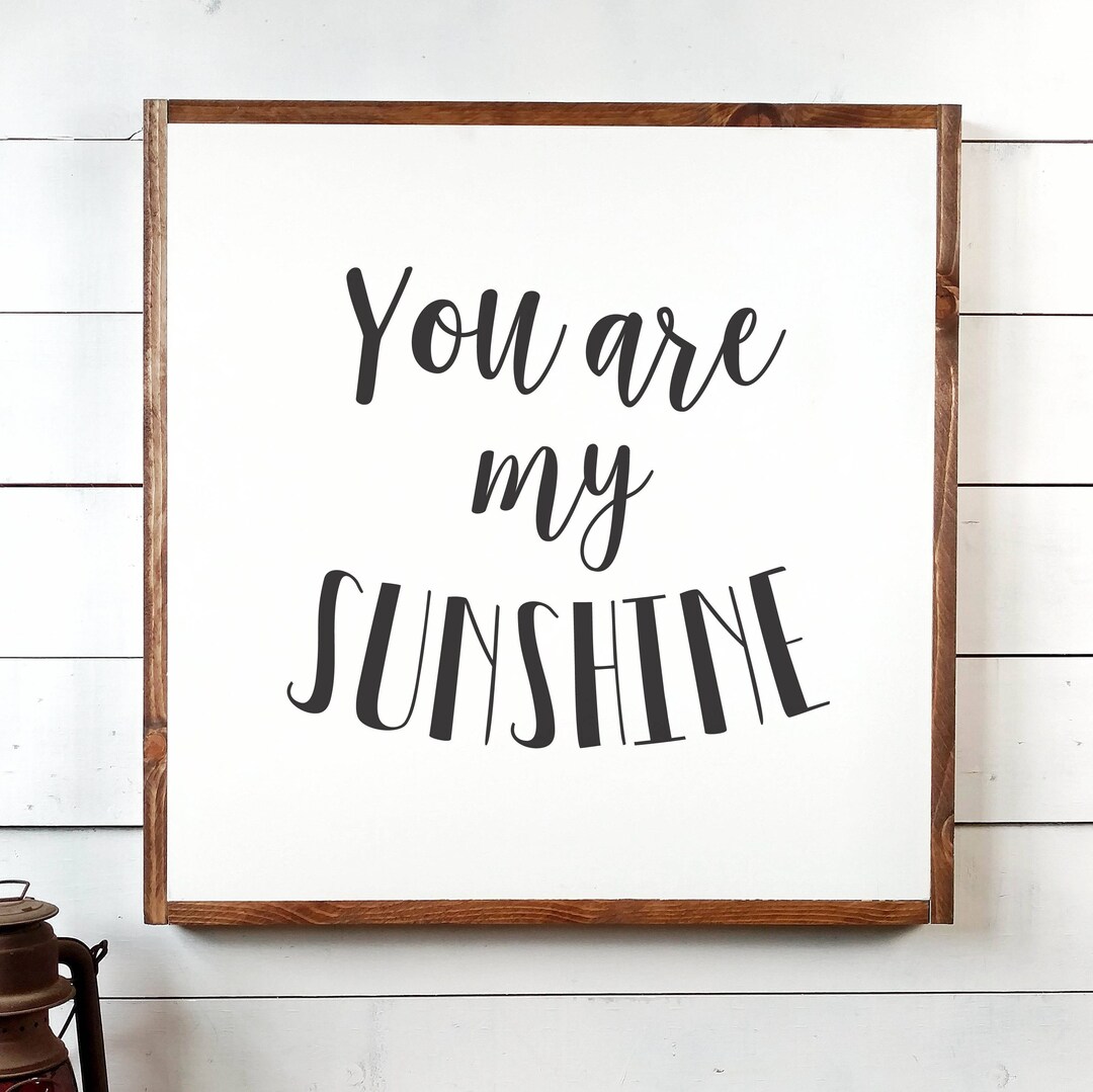 You Are My Sunshine Sign, Sunshine Sign, Baby Room Sign, Wood Nursery ...