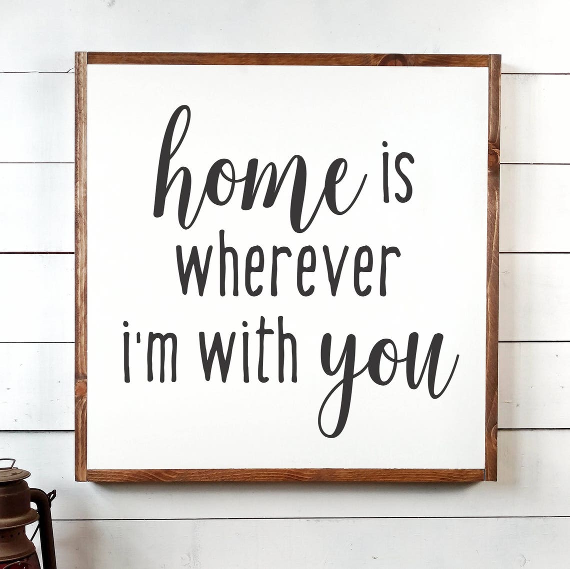 Home is Wherever Sign FREE SHIPPING Home is Sign Wherever | Etsy