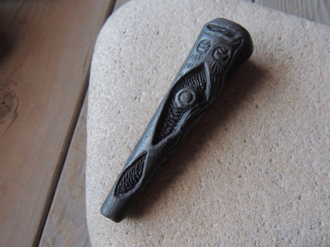 Handmade Chillum Pipe Owl With Moon Heart and Wolfman - Etsy