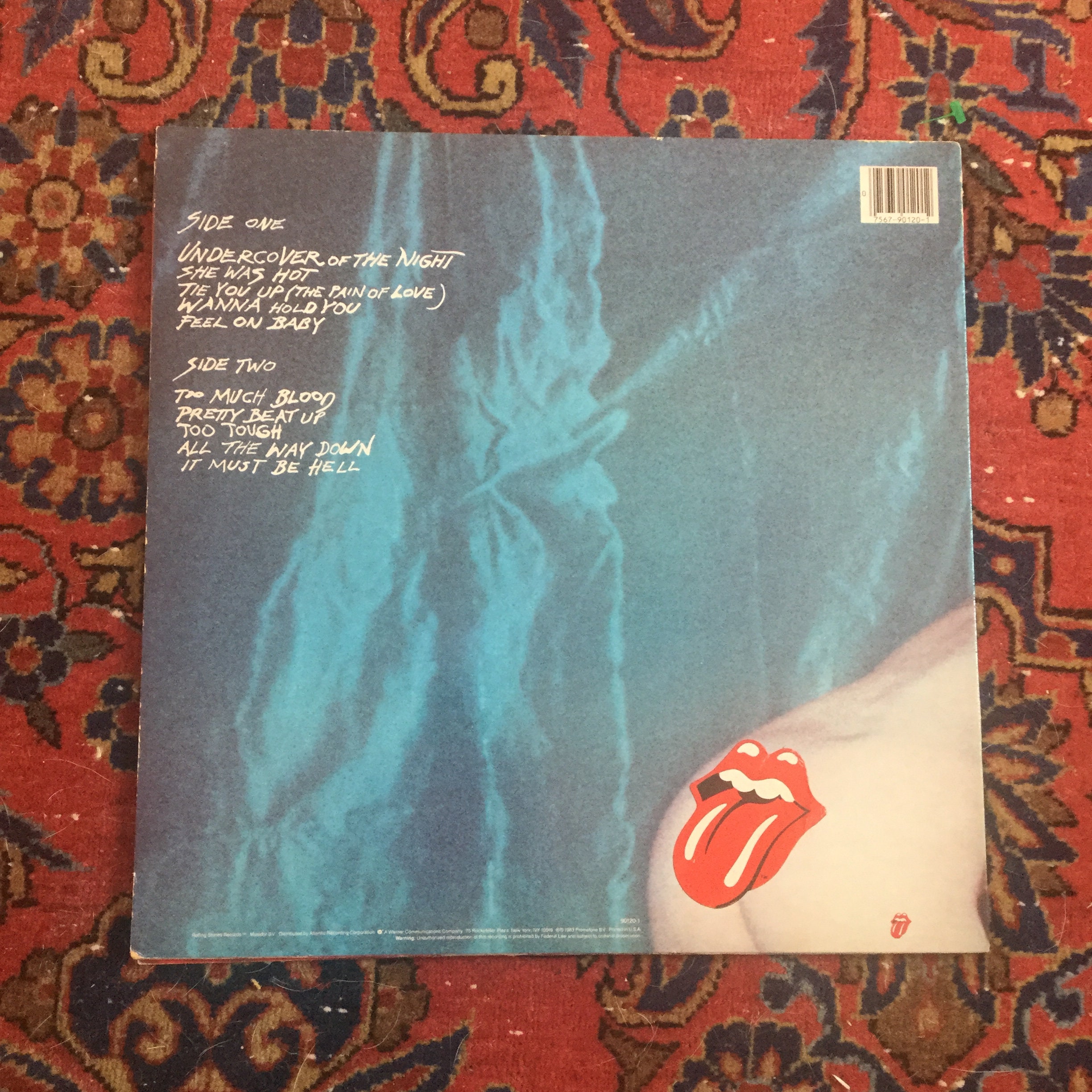 The Rolling Stones Undercover LP, 1983 US Pressing, Original Stickers ...