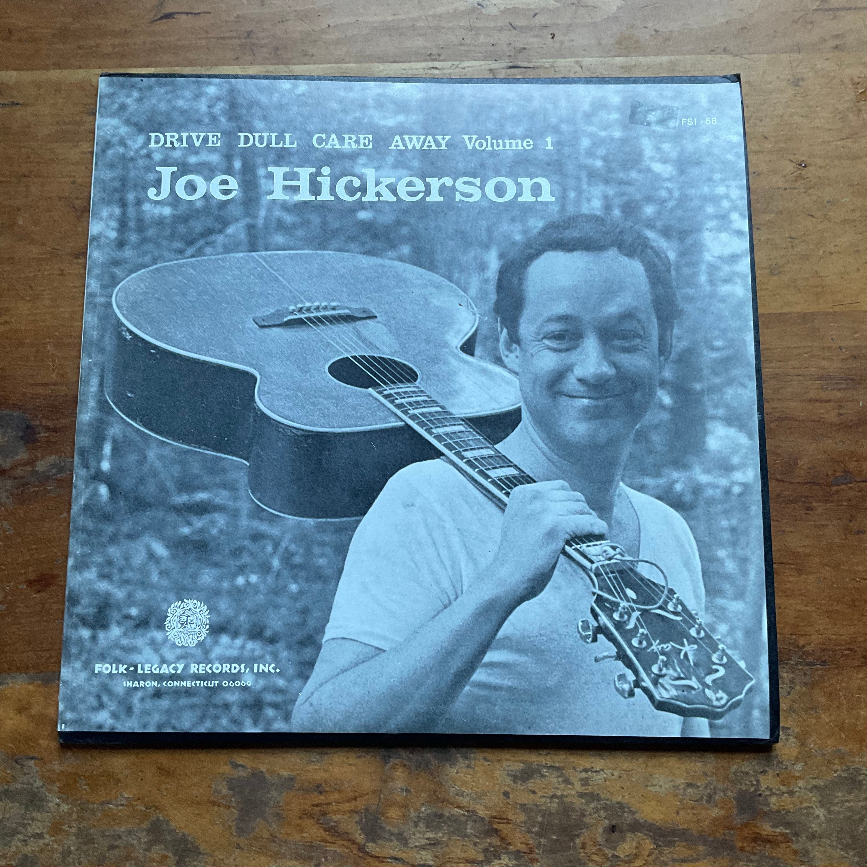 Joe Hickerson Drive Dull Care Away Volume 1 1976 Folk Legacy Records - Etsy