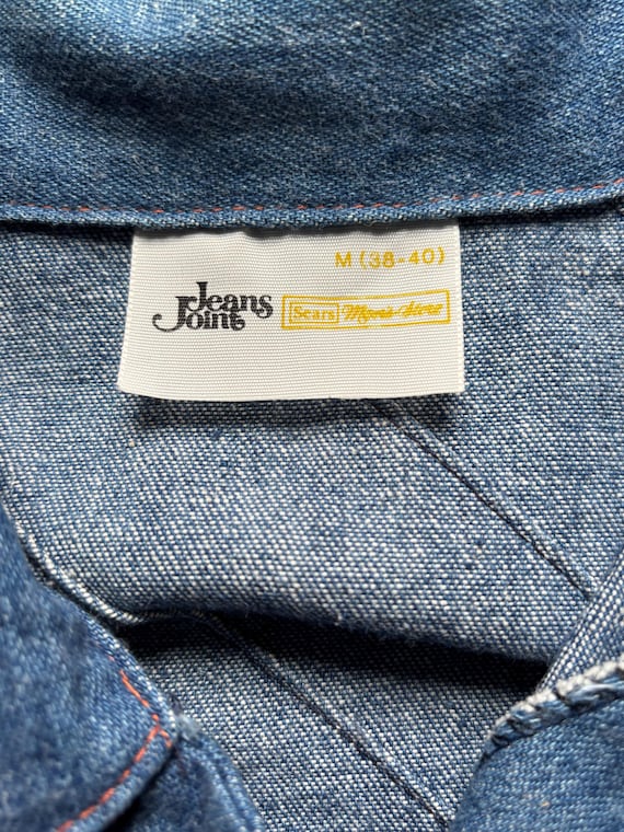 1970s Sears Men’s Store Jeans Joint Brushed Blue Wind… - Gem