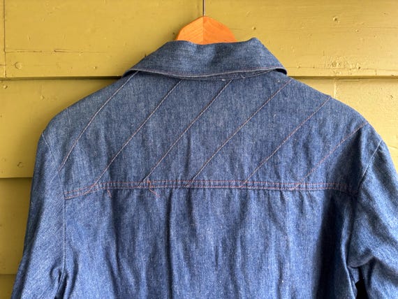 1970s Sears Men’s Store Jeans Joint Brushed Blue Wind… - Gem
