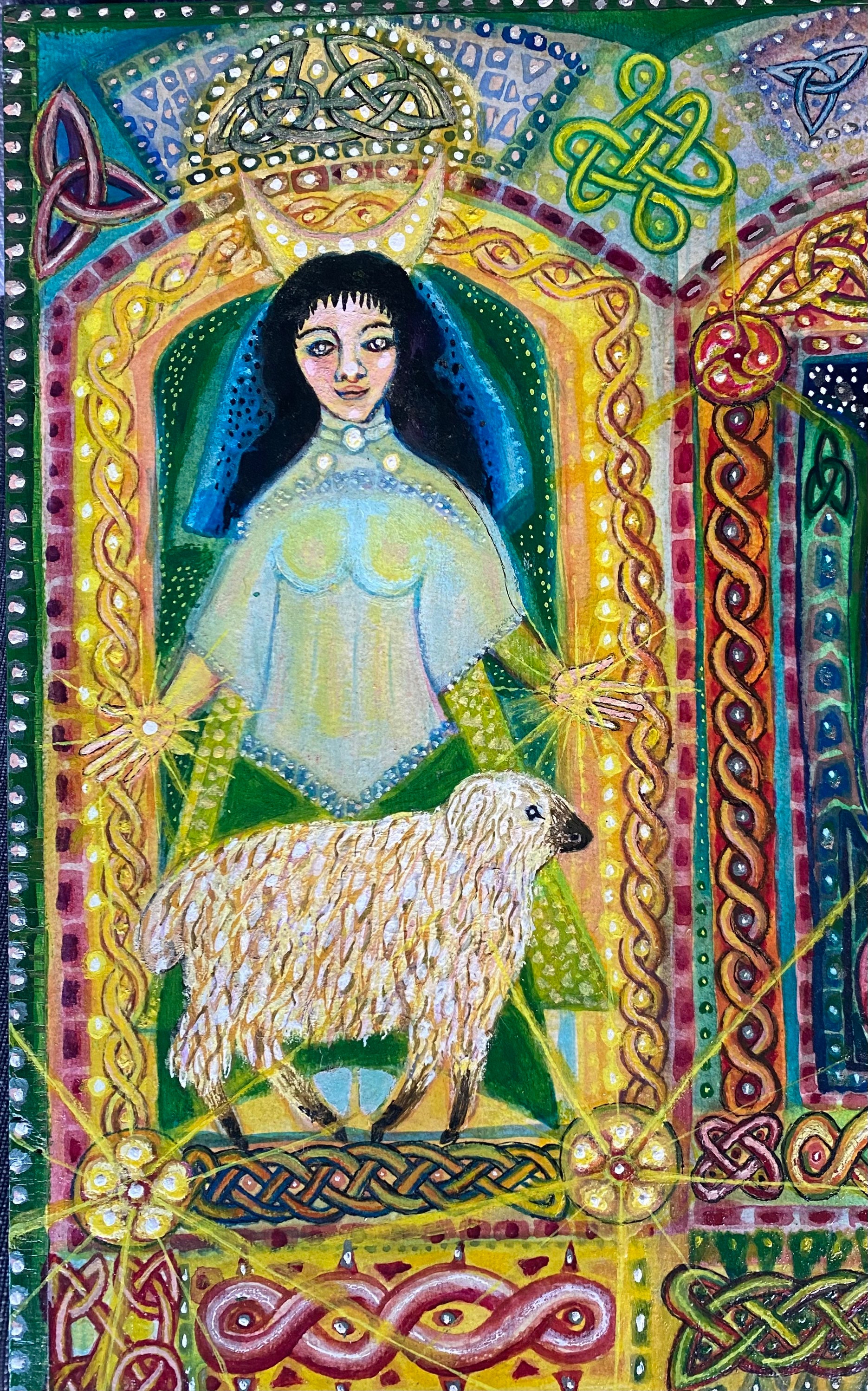 Wiccan Celtic Triple Goddess Original Painting by Lauren - Etsy