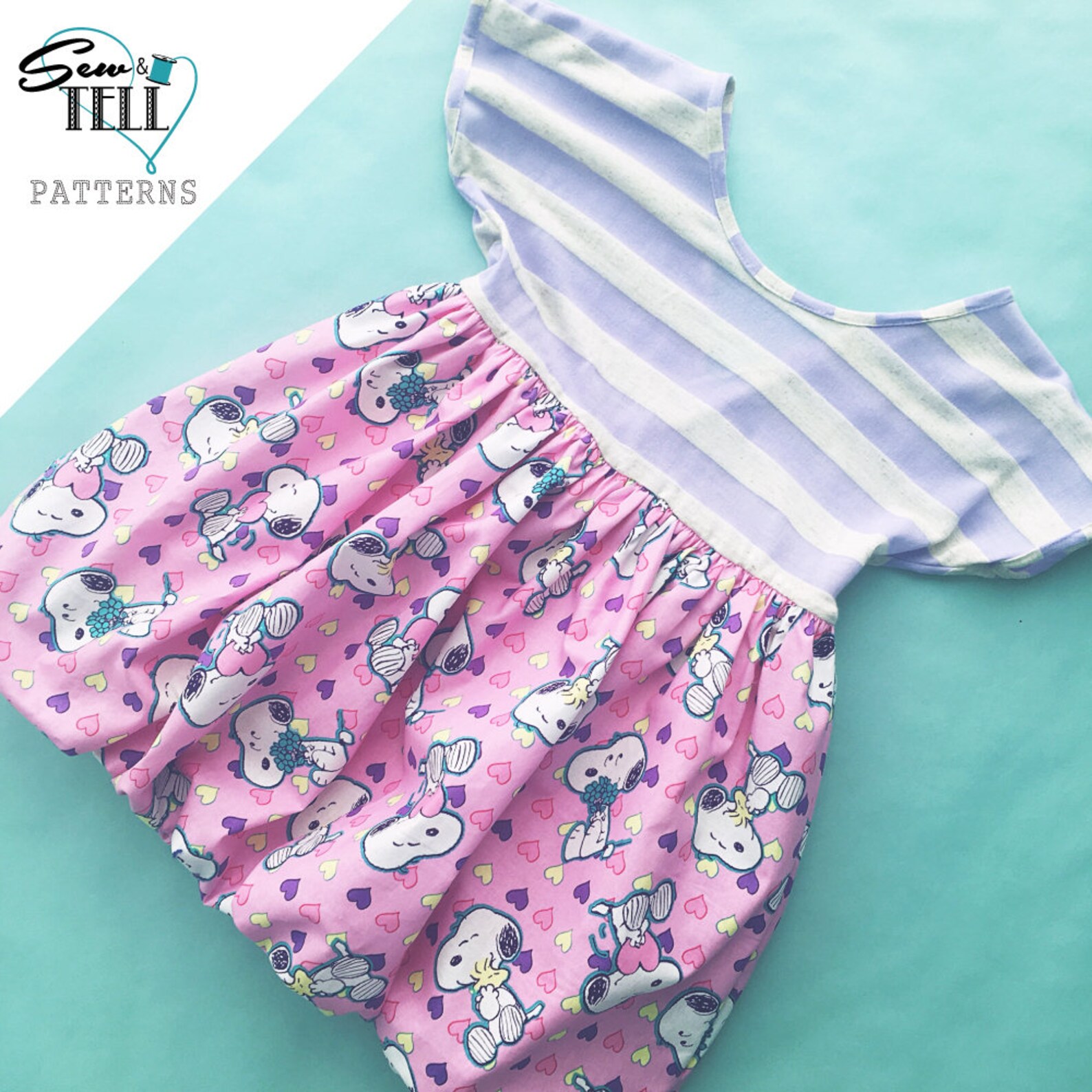 My Sweet Valentine Little Girls Bubble Dress | Easy Sewing Patterns ...