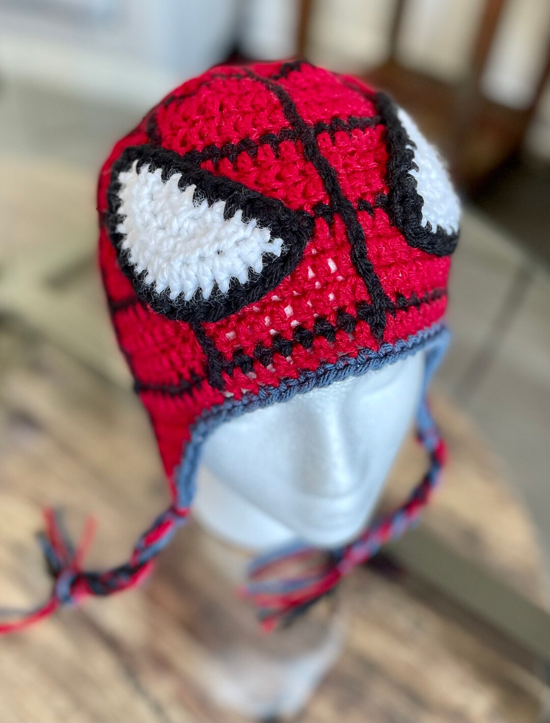Handmade Crochet Spider-man Hat - Etsy