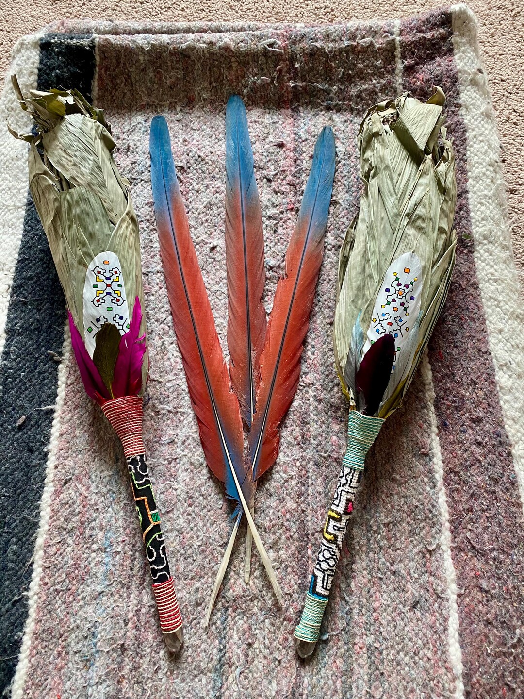 Peruvian Chacapa “leaf Rattle” - Etsy