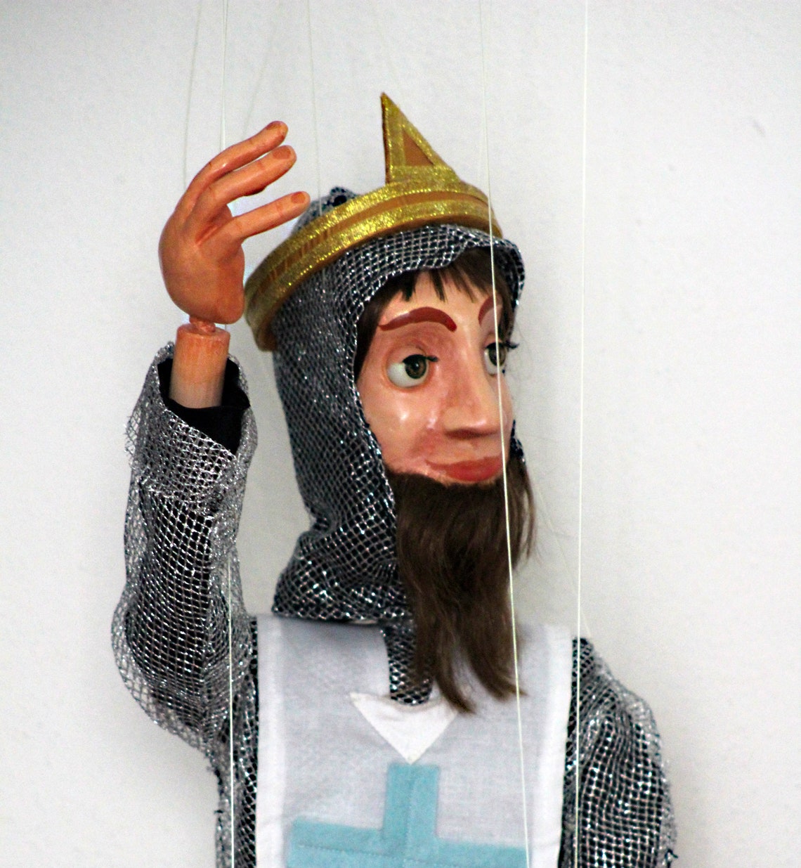 Puppet King Títere String Marionette Marioneta De Fios Marionettes - Etsy