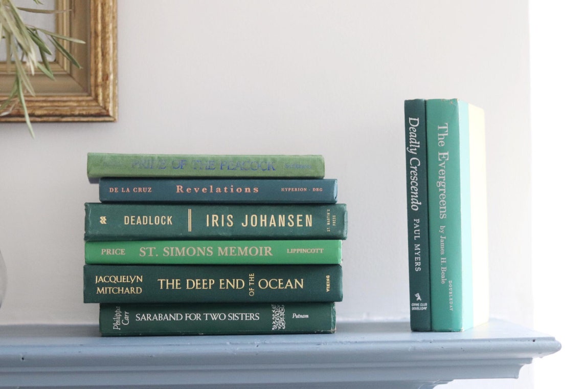 Paquete de libros de verde | Etsy