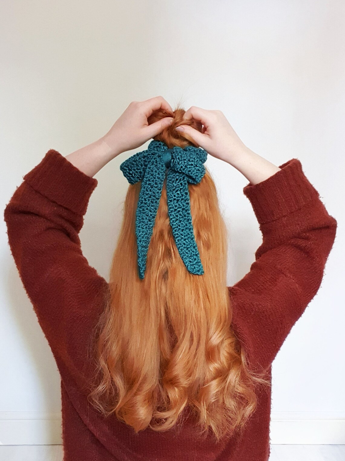 Bigger the Bow Scrunchie // Crochet Pattern PDF // Hair | Etsy
