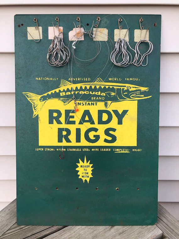 Vintage Barracuda Brand Bait Dealer Tackle Store Display - Etsy