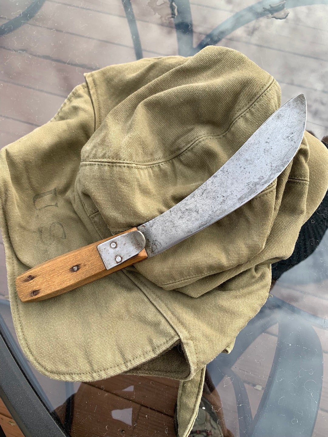 Vintage Russell Skinning Knife With Thumb / Hand Guard Nice! - Etsy