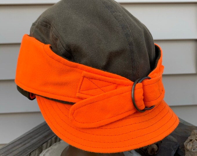 Filson Big Game Upland Hat Medium/large Green/hunter Orange Wax Finish ...