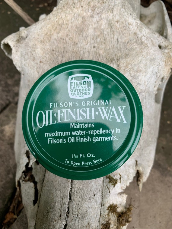 Filson Original Oil Finish Wax 1 1/8th Oz. Tin New Sin | Etsy
