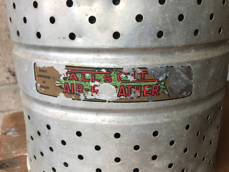 Falls City Air Breather Minnow Bucket Fish Decal Galvinized - Etsy