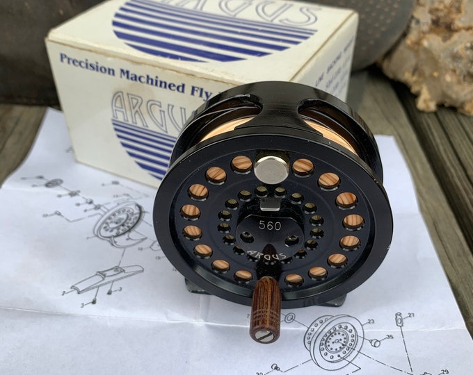 Argus HS560 Fly Reel Flight III Machined Alloy Jet Black Nice! - Etsy
