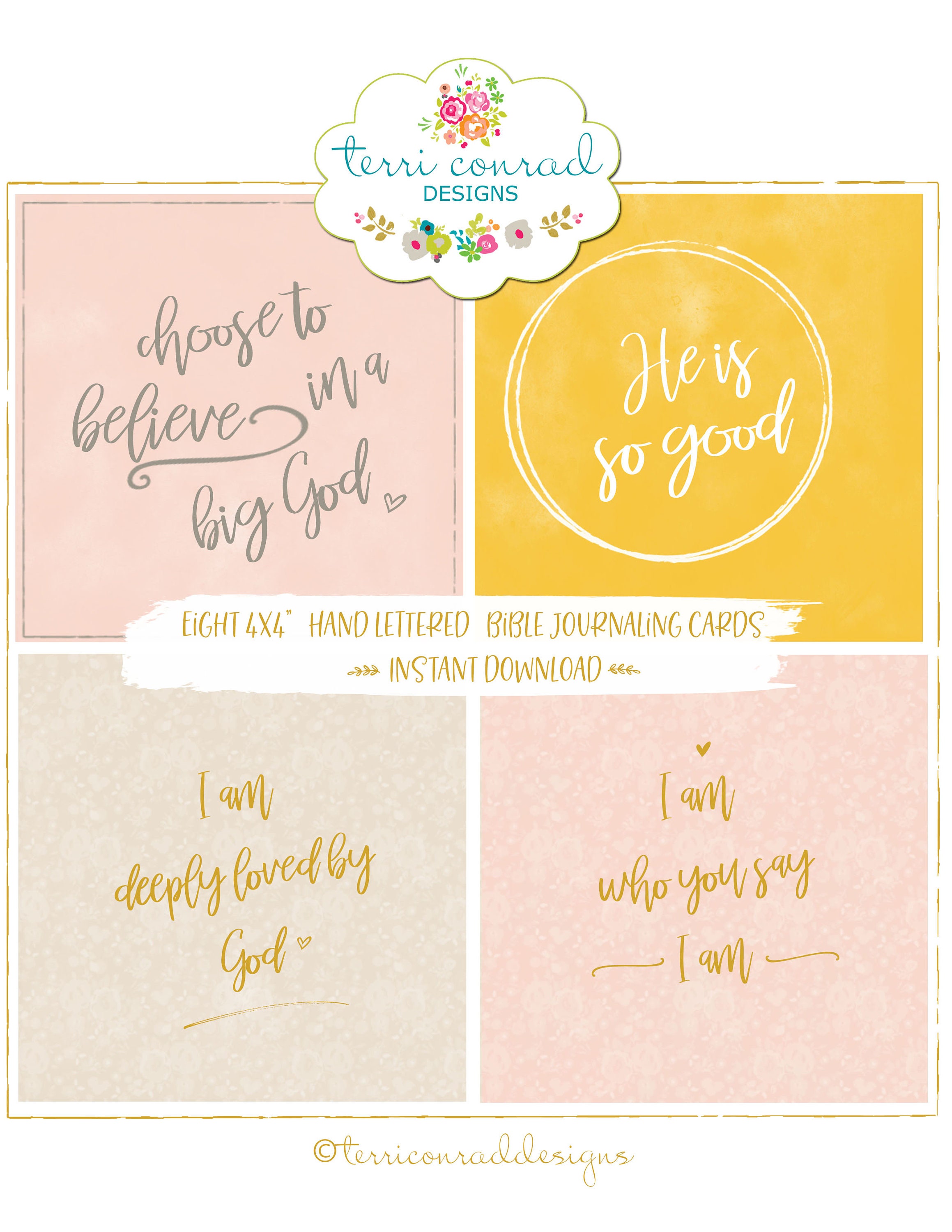 Identity in Christ Scripture Cards, Printable Scripture Card Set ...