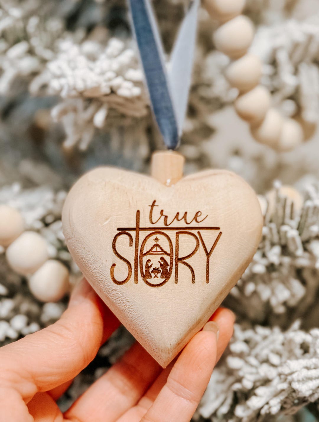 Christmas True Story Ornament, Nativity Ornament, Christian Gift ...