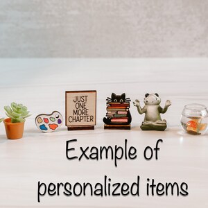 Mini Teapot Bookshelf, 3-D Wood Mini Bookshelf, Gift for Her, Book ...