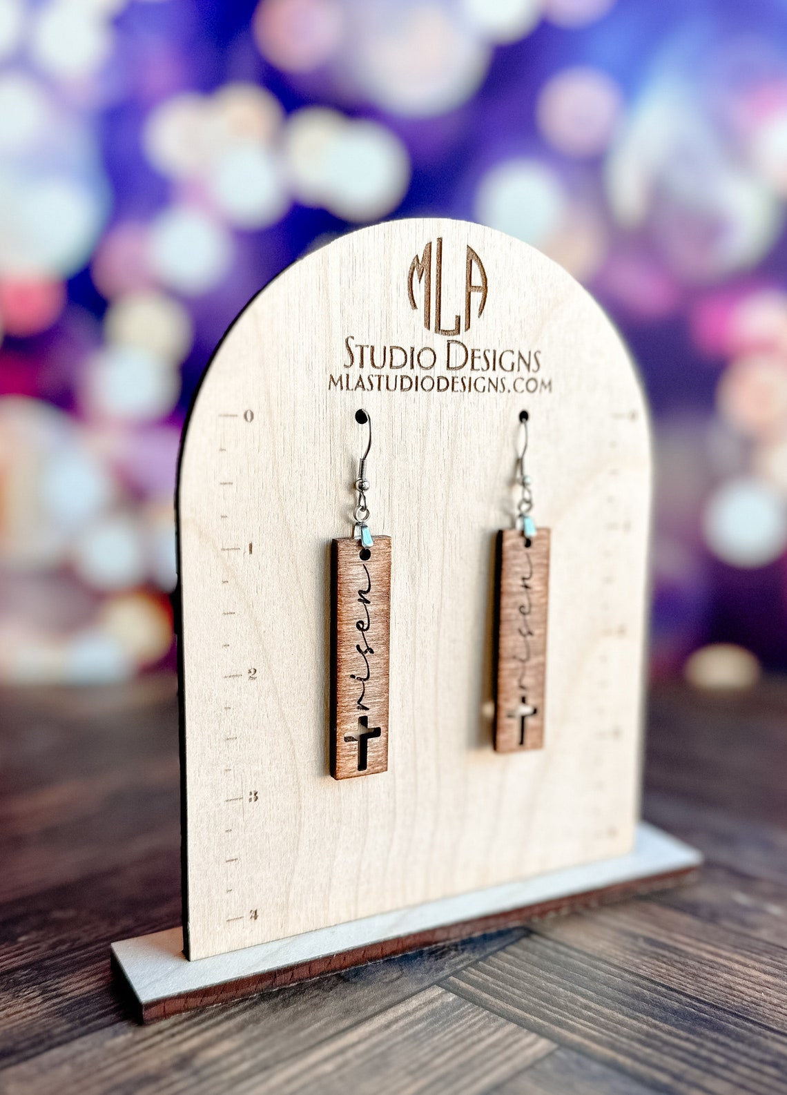 Easter Earrings, Risen Earrings, Faith Earrings, Cross Earrings, Cross ...