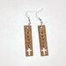 Easter Earrings, Risen Earrings, Faith Earrings, Cross Earrings, Cross ...