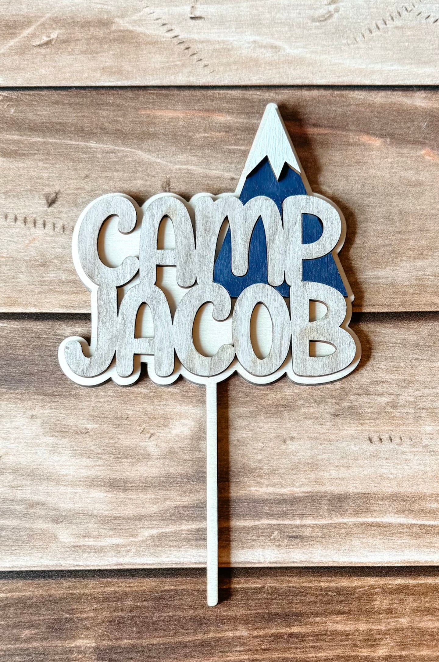 One Happy Camper Cake Topper, Explorer Camp Cake Topper, Born to Move ...