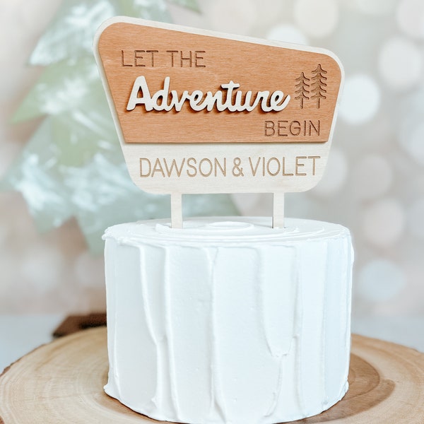 Cake Topper Nature - Etsy