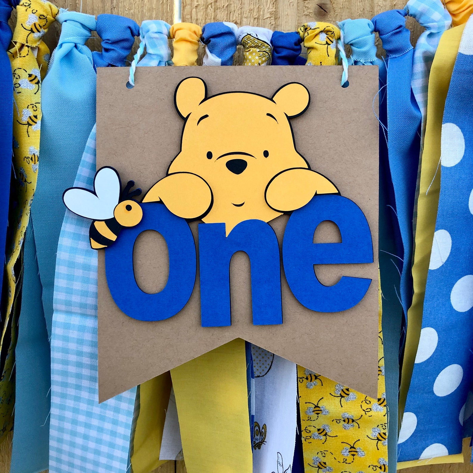 Winnie the Pooh Birthday Banner Winnie the Pooh High Chair - Etsy