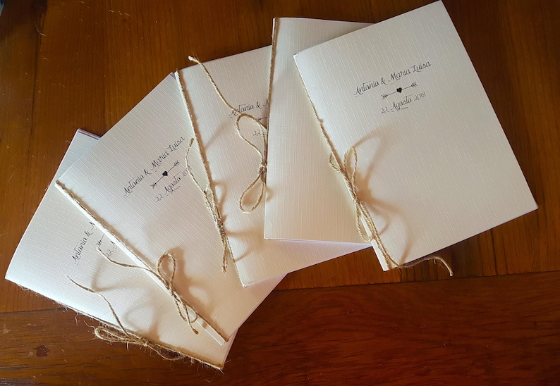 Customizable Wedding Mass Booklets Complete Mass Booklet Personalized ...