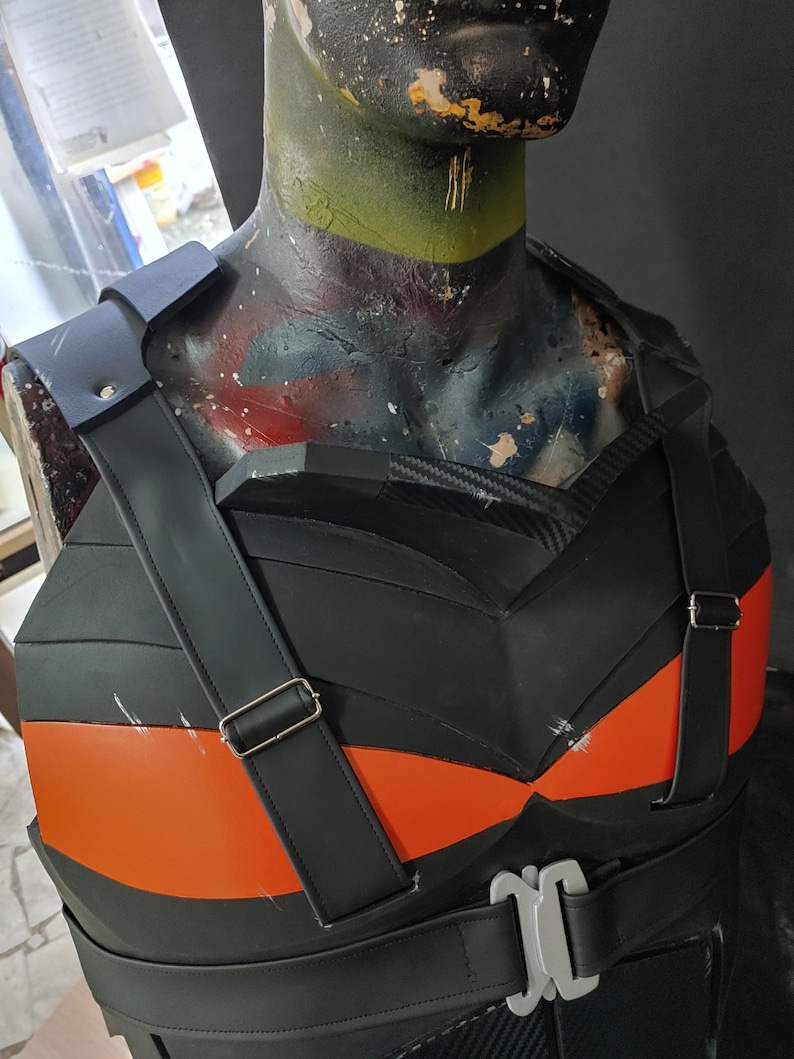 Black Orange Fatal Stroke Body Armor Cosplay - Etsy