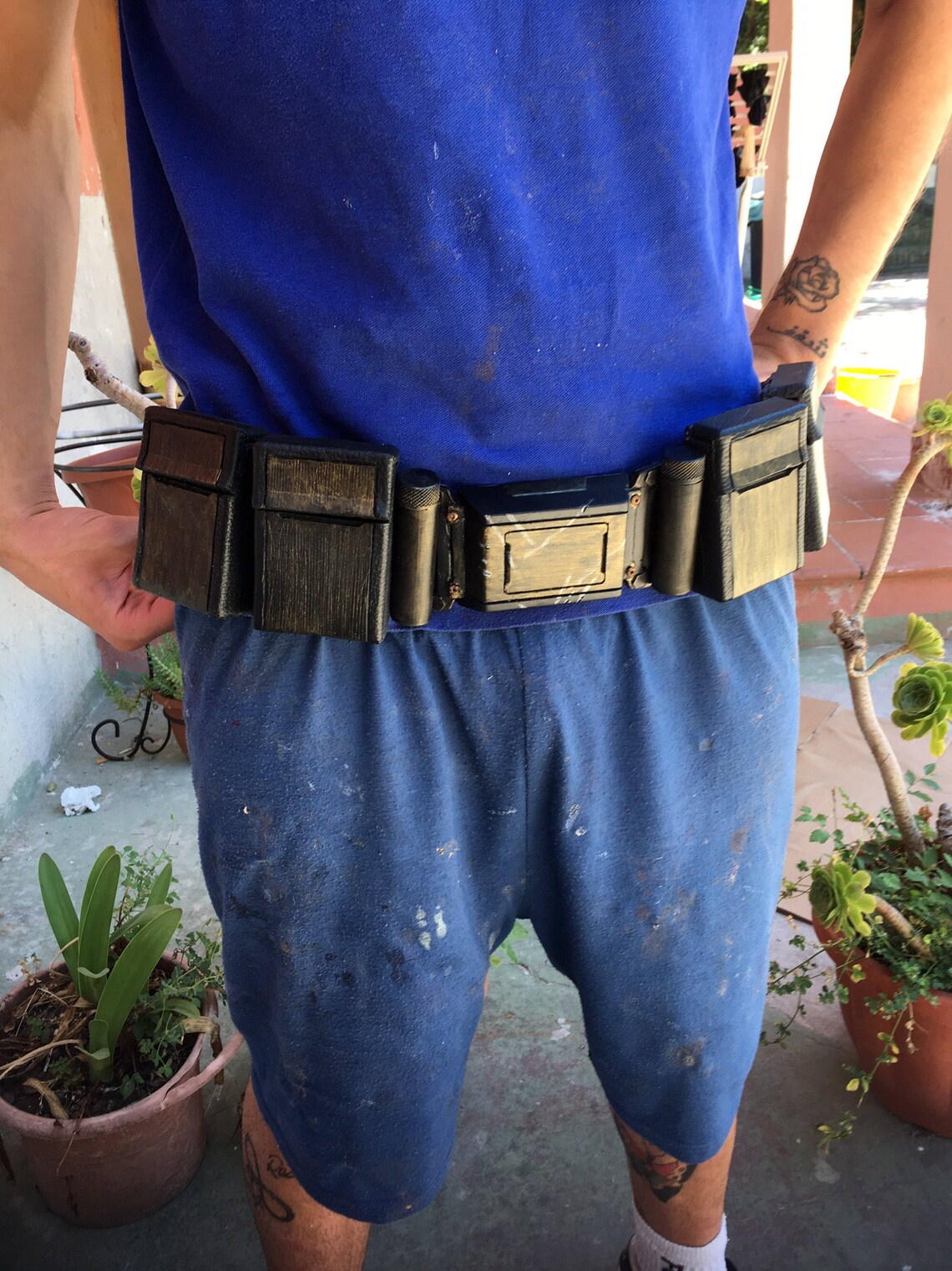 Man in the Shadow Utility Belt Cosplay - Etsy