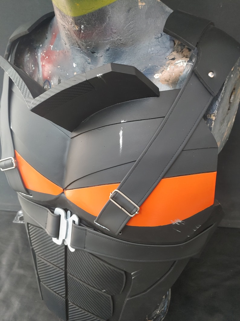 Black Orange Fatal Stroke Body Armor Cosplay - Etsy