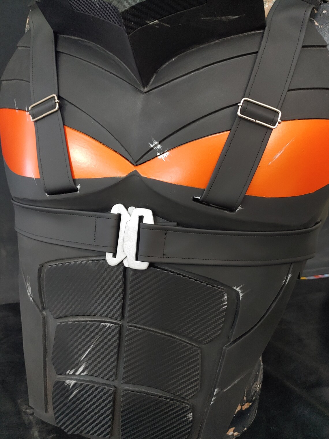 Black Orange Fatal Stroke Body Armor Cosplay | Etsy