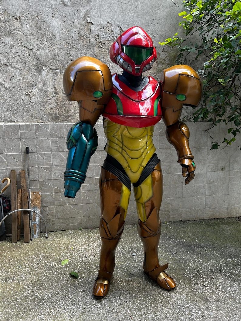 Samus Aran Metroid Inspired Costume Cosplay Fan Made - Etsy