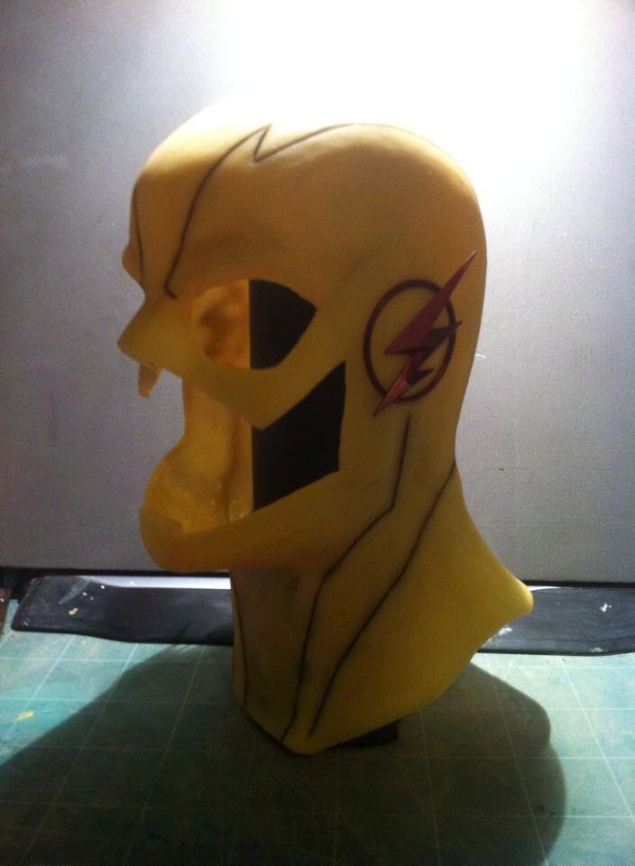 Red Lightning V1 Cosplay Mask/cowl - Etsy