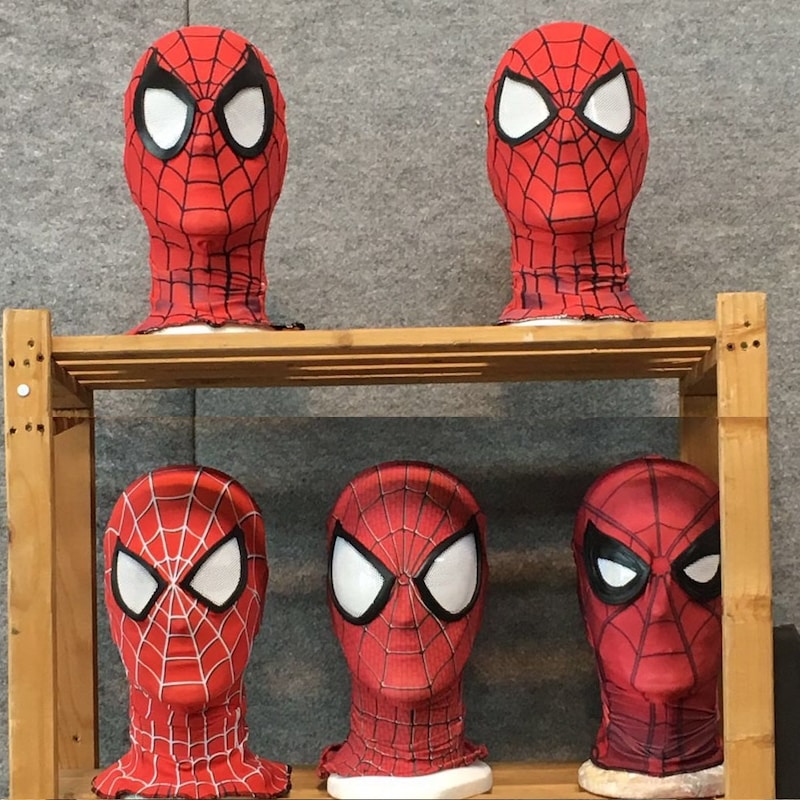 Spiderman Mask Moving Eyes - Etsy