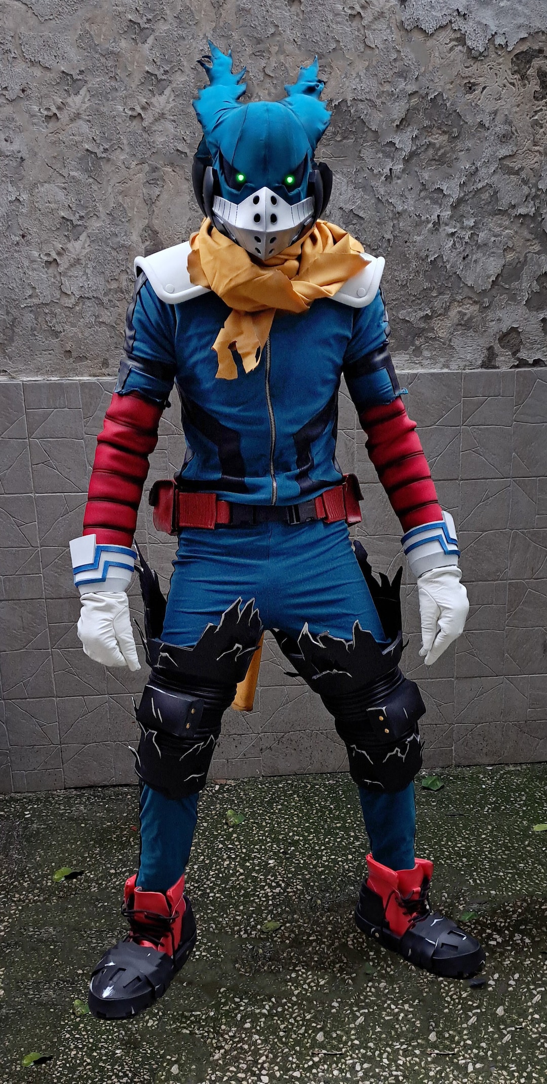 Green Quirk Hero School Vigilante Version Inspired Cosplay Costume - Etsy