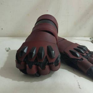 Akuma Devil Red Gloves TV Series Version Cosplay Props - Etsy