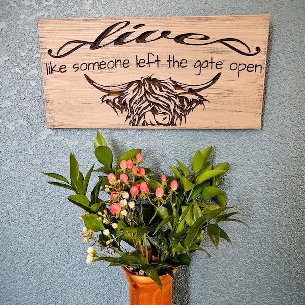 Left the Gate Open - Etsy