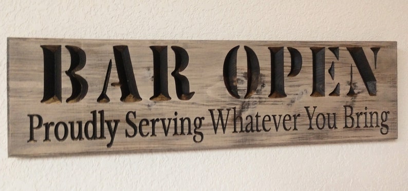 Bar Open Sign - Etsy