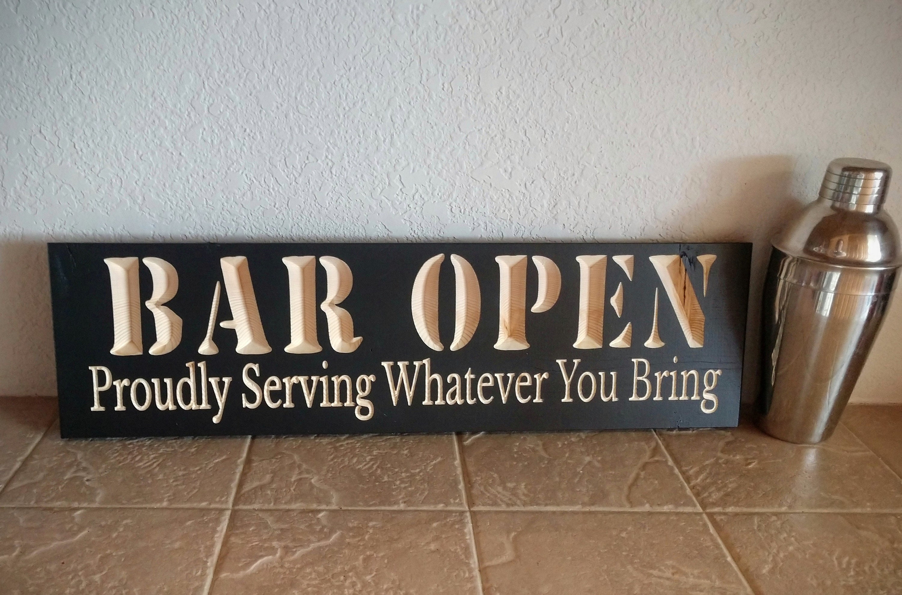Bar Open Sign - Etsy Australia