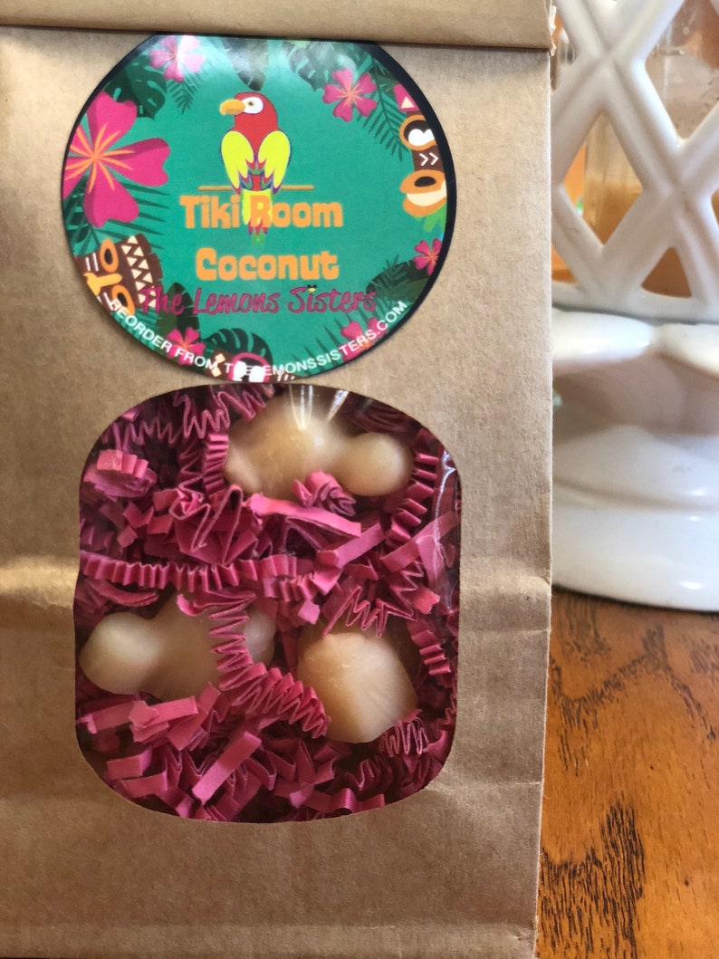 The Tiki Room Coconut Disney Inspired 8 Mickey Shaped Wax - Etsy