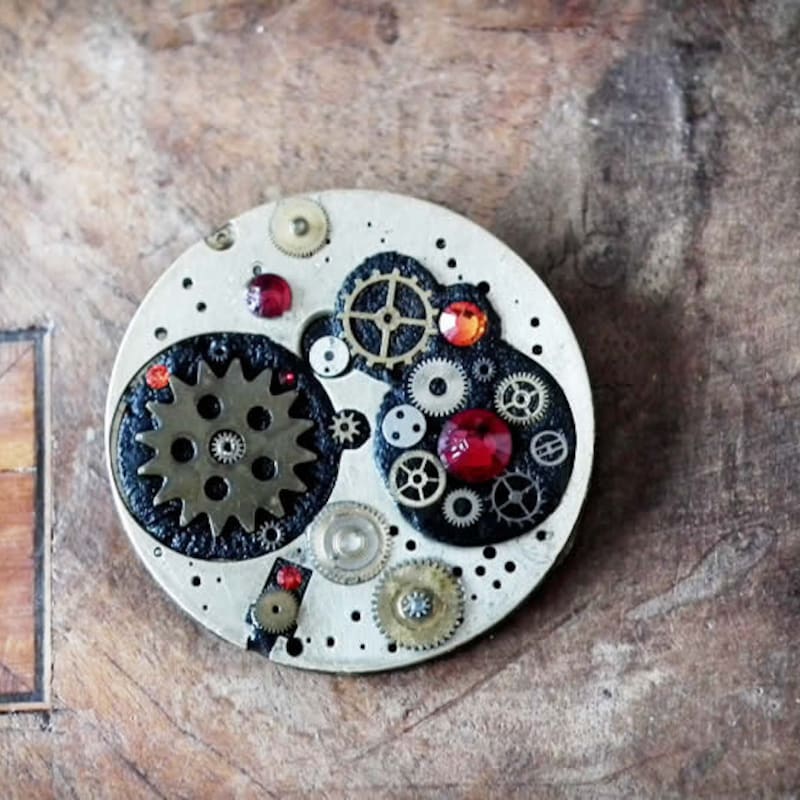 Steampunk Brooch - Etsy