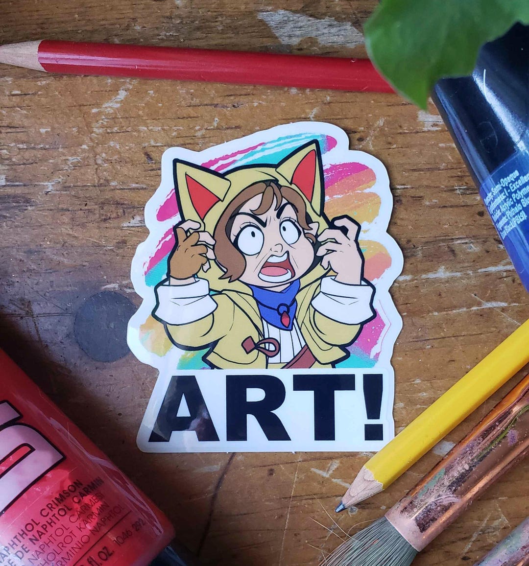 FFXIV Krile Baldesion Pictomancer ART! Meme 3" Vinyl Sticker - Etsy
