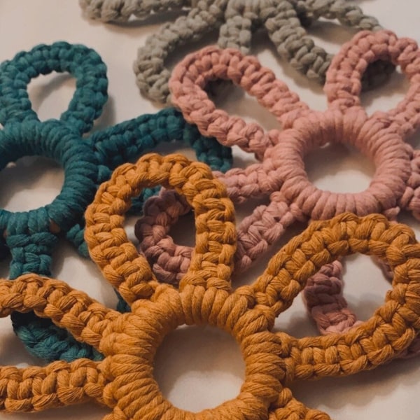 Macrame Flower - Etsy