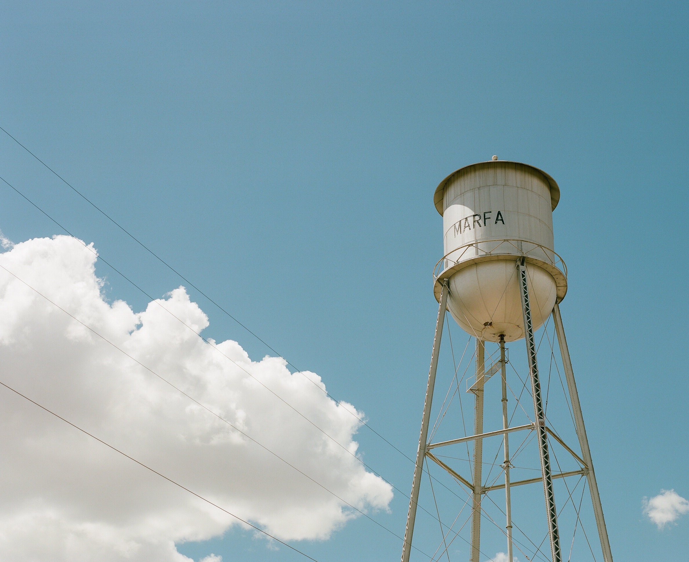 Marfa Tower Film Print | Marfa Texas Photography | Modern Home Decor ...
