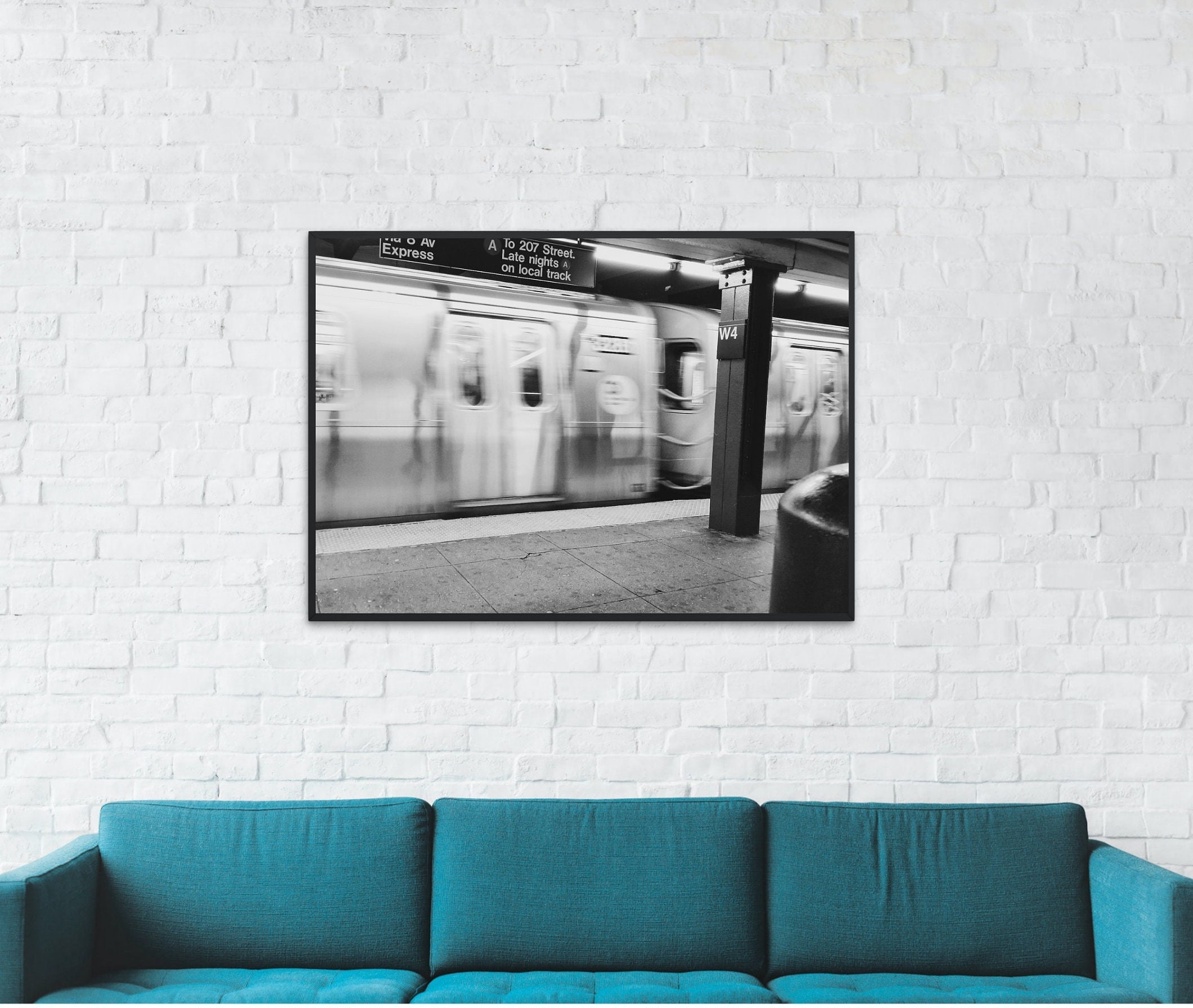 New York City Subway | BW Fine Art Print | Travel Photography | New ...