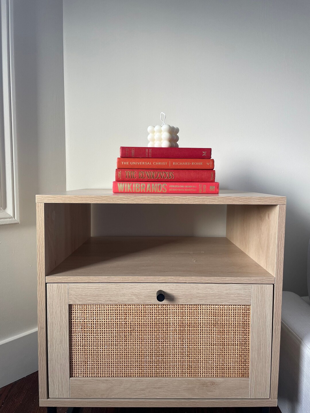 Bright Red Book Stack, Decorative Book Stack, Colourful Books, Book ...