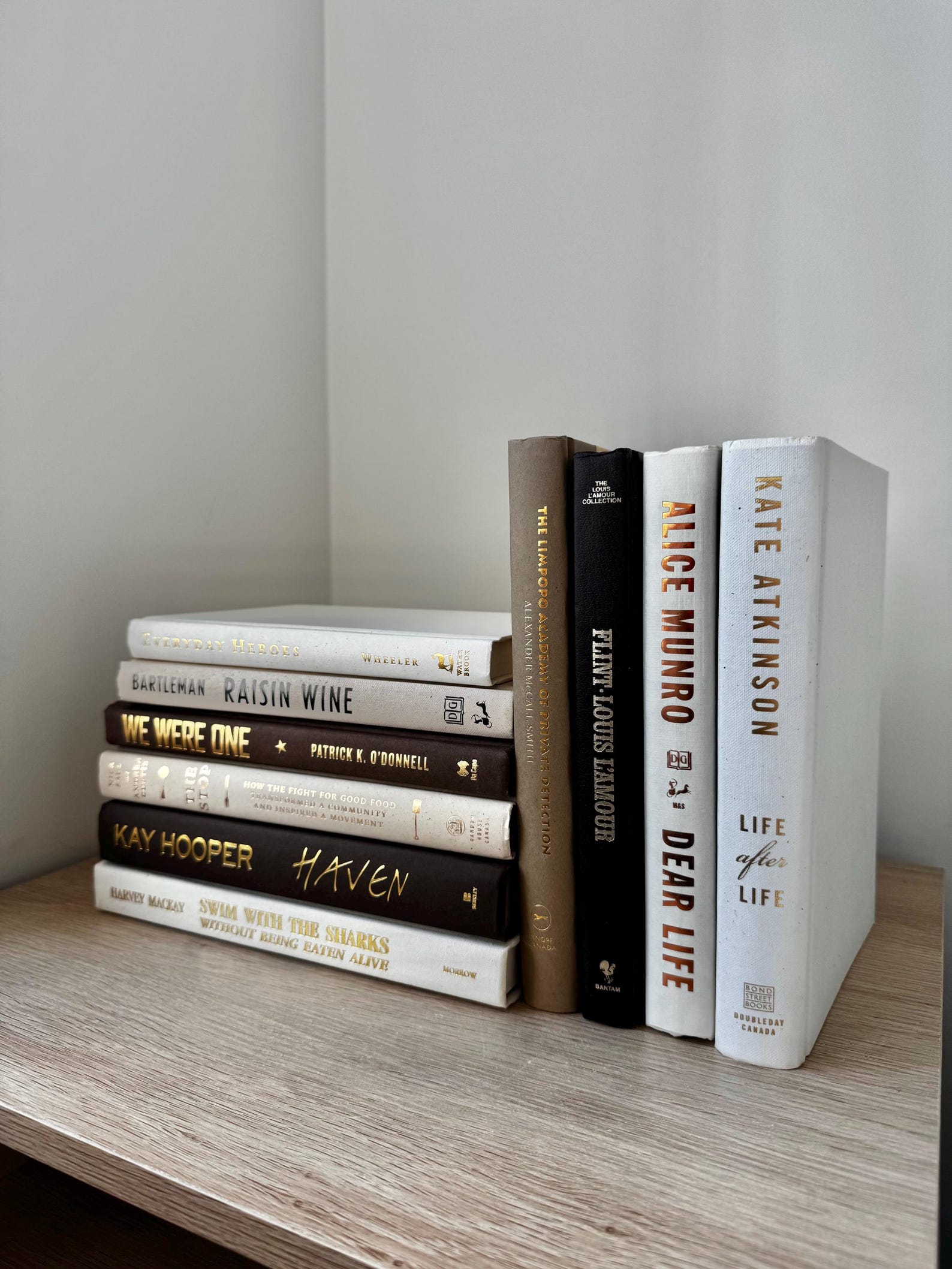 Neutral Color Book Stack: Decorative Books for Interior Styling - Etsy